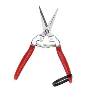 sturdy fruit tree bonsai gardening trimming pruning shears garden scissors pruner tool for hand pruners trimmer garden clippers flower cutter (straight blade)