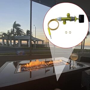 MENSI Low Pressure LPG Propane Gas Fireplace Fire Pit Flame Failure Safety Control Valve Kit