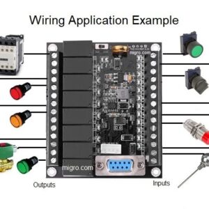 PLC Professional Study Course Starter Kit Ladder Logic Software & Controller 20 I/O, 24V, USB interface