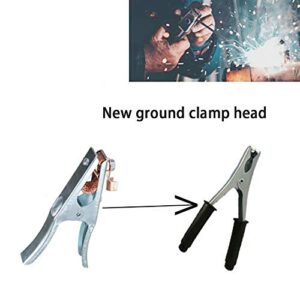 TOSENBA Welding Ground Clamp Earth and Cable Grounding Clip Fit Plasma Cutter Machine and Tig / Stick / MMA / MIG Welding Machine 10Feet 16mm² Connector DKJ10-25 Copper Grip Clip Clamp (3m，10feet)