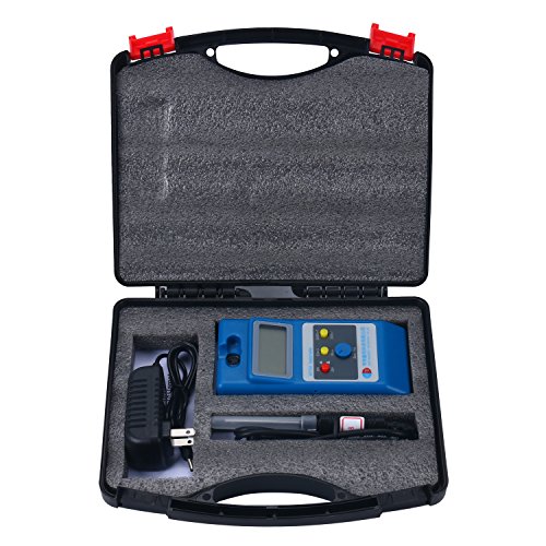 Homend LCD Gaussmeter Tesla Meter WT10A Surface Magnetic Field Tester with Ns Function + Metal Probe