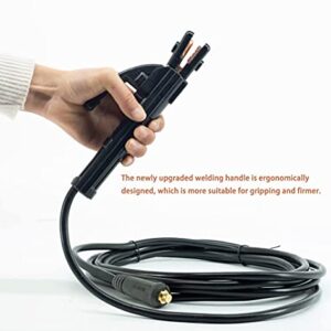 TOSENBA MMA Arc Welding Stick Electrode Holder and Cable 16Feet 16mm² Connector DKJ10-25 for Arc Inverter Welder（5m，16feet）