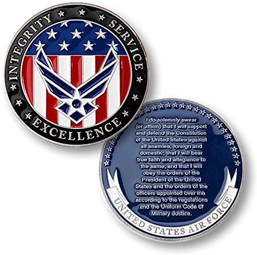 Air Force Oath of Enlistment Challenge Coin