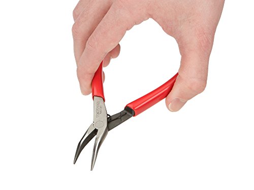 TEKTON Mini Bent Long Nose Pliers | PMN11301