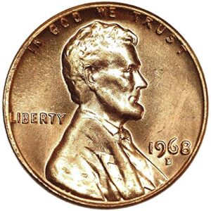 1968 D Lincoln Wheat Penny Seller Brilliant Uncirculated