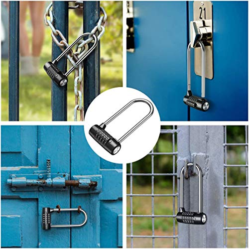 Large Lengthened Beam Locker Cabinet Door Handles Combination Lock Padlock Combination Lock, Gym Lock, 5 Digit Combination Padlock, Safety Padlock, Safety Lock, Luggage Locker, Wardrobe, Gym Locker,