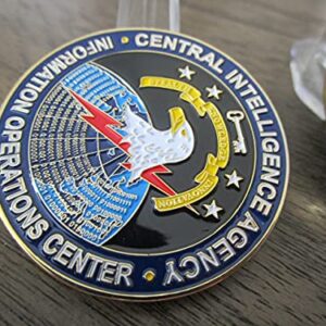 Central Intelligence Agency Information Operations Center IOC CIA Cyber Security Spy vs Spy Challenge Coin