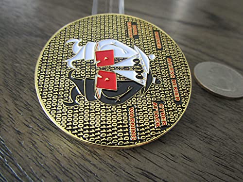 Central Intelligence Agency Information Operations Center IOC CIA Cyber Security Spy vs Spy Challenge Coin