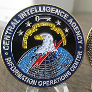 Central Intelligence Agency Information Operations Center IOC CIA Cyber Security Spy vs Spy Challenge Coin