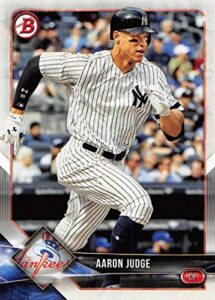 2018 bowman #24 aaron judge new york yankees baseball card