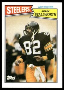 1987 topps #288 john stallworth pittsburgh steelers uer