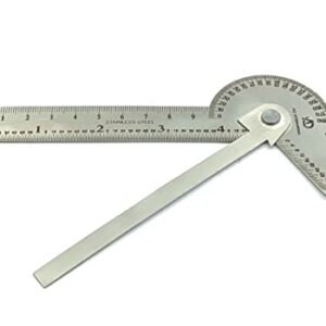 Multi Purpose Protractor Square Rule Centre Finder Drill Point Gauge Hand Tools