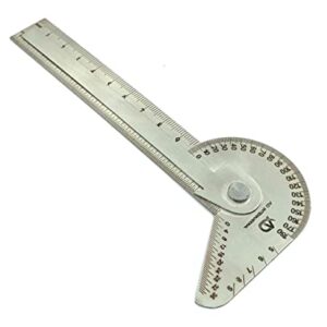 Multi Purpose Protractor Square Rule Centre Finder Drill Point Gauge Hand Tools