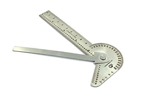 Multi Purpose Protractor Square Rule Centre Finder Drill Point Gauge Hand Tools