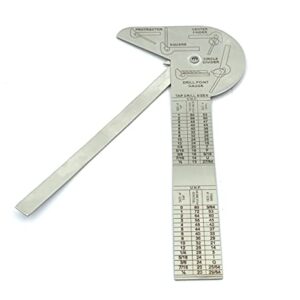 Multi Purpose Protractor Square Rule Centre Finder Drill Point Gauge Hand Tools