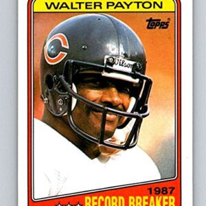 1988 Topps #5 Walter Payton RB Most Rushing Touchdowns: Career