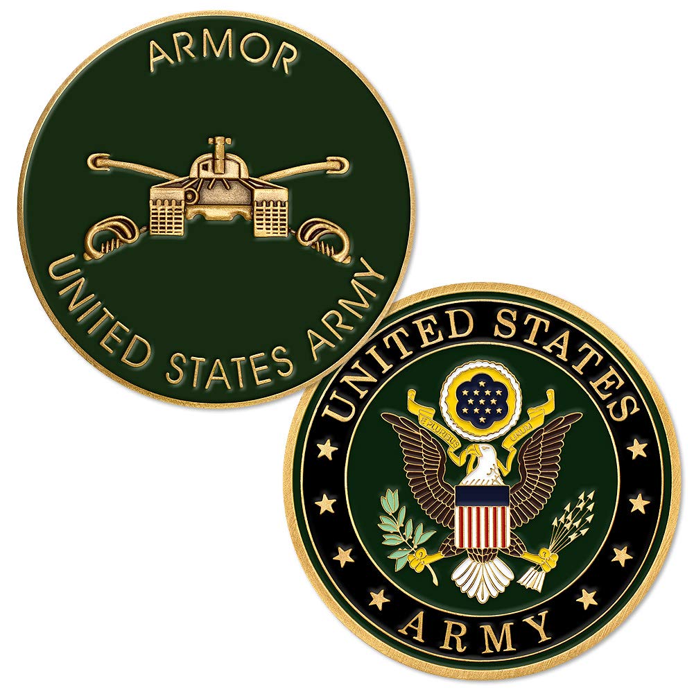 U.S. Army Armor Challenge Coin