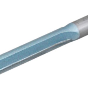 Accusize Industrial Tools Double Flute Extra Long Straight Carbide Tipped Router Bit, 1/2'' Diameter, 3'' Depth, 1/2'' Shank, 4.7'' Oal, 0021-0828