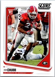 football nfl 2018 score #365 nick chubb rookie