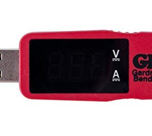 Gardner Bender GUSB-3450 Multimeter, Voltage, Current, Polarity USB Tester, No Size, Red