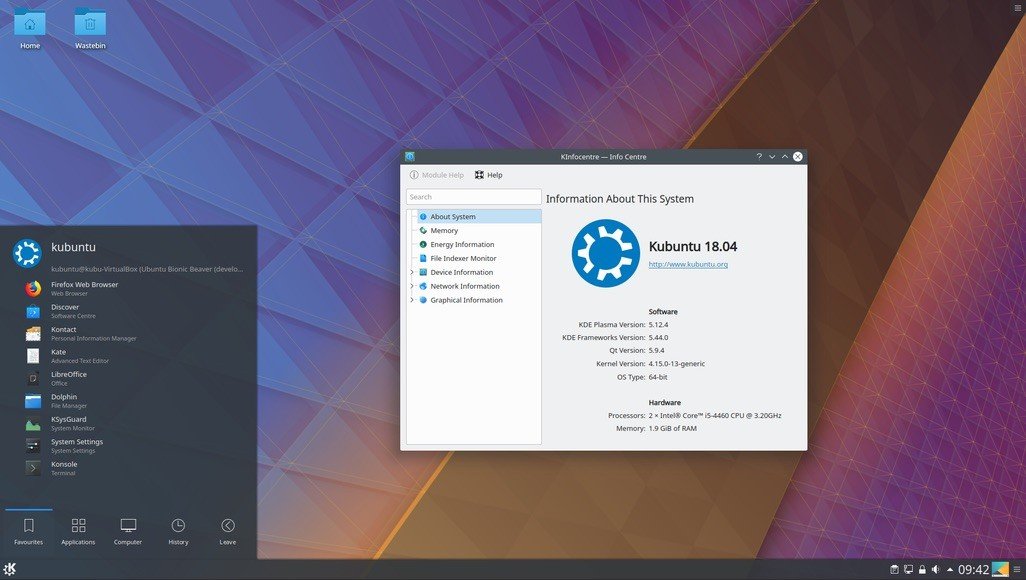 Kubuntu Linux 18.04 DVD - Gorgeous Desktop Live DVD - Official 64-bit Release