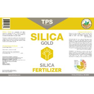 Silica Gold Plant Strength Nutrient and Supplement with Bioavailable Silicon by TPS Nutrients, 1 Quart (32 oz)