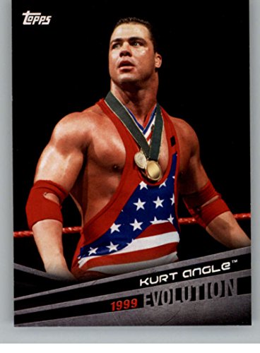 2018 Topps WWE Wrestling Evolution #E-30 Kurt Angle Sports Card