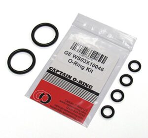 ge ws03x10046 o-ring seal kit (2 large, 4 small orings for ge gnsl60fbl,gnsv70fbl,gnsv75fww,gxsl55f,gxsv65f)