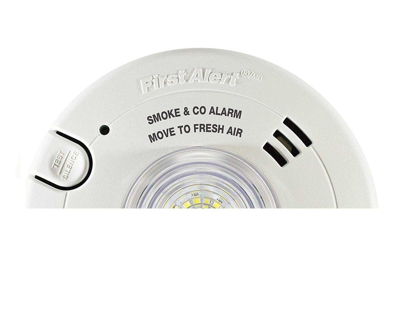 First Alert BRK 7030BSL Hardwired Hearing Impaired Combination Alarm with Led Strobe Light, White