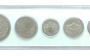 2011-5 Coin Birth Year Set in American Flag Holder Uncirculated