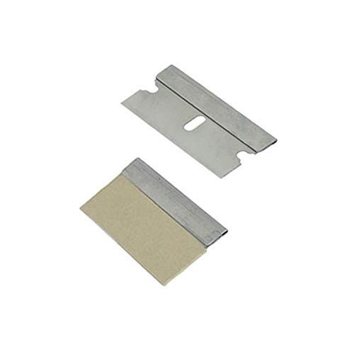 Replacement Razor Blade Scraper Blades (25 Blades) - #9 .009" 1.5"w- Compatible with Werxrite RetraGuard Scrapers & Other Tools