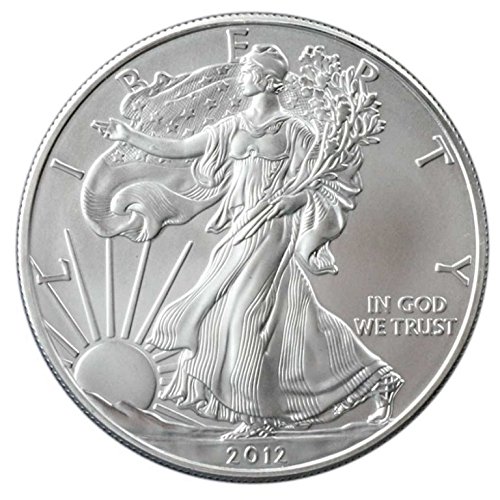 2012-1 Ounce American Silver Eagle Low Flat Rate Shipping .999 Fine Silver Dollar Uncirculated US Mint