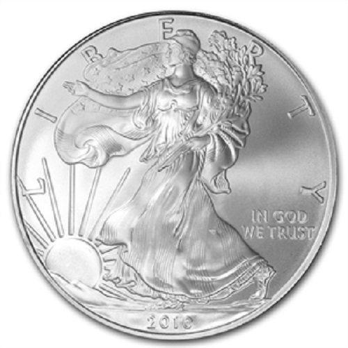 2010-1 Ounce American Silver Eagle Low Flat Rate Shipping .999 Fine Silver Dollar Uncirculated US Mint