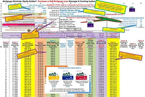 Mortgage Minimizer/Equity Builder: Existing Mortgage Loan Manager & Tracking System