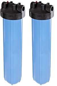 pentek 150233, big blue, 1" in/out, 20 blue/black, hfpp, w/pr (2-(pack))