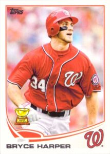 2013 topps #1 bryce harper baseball card - topps all-star rookie