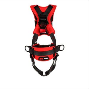 3M Protecta Medium - Large Comfort Construction Style Full Body Positioning Harness With Easy-Link Web Adapter, Auto-Resetting Lanyard Keeper And Impact Indicator