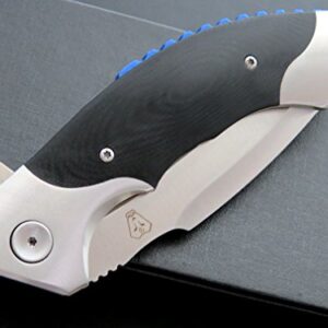 Eafengrow EF15 Folding Blade Knives 7.9 inch 9Cr18Mov Blade and G10 Handle Outdoor Camping Knife