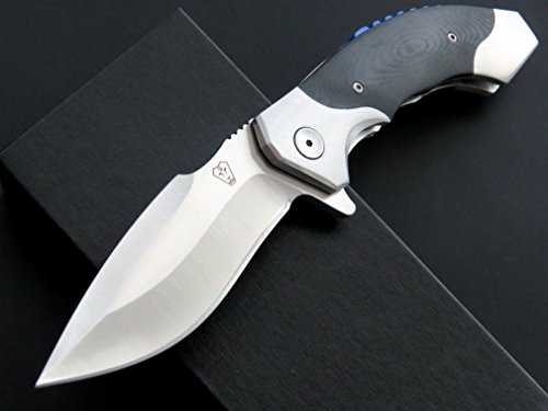 Eafengrow EF15 Folding Blade Knives 7.9 inch 9Cr18Mov Blade and G10 Handle Outdoor Camping Knife