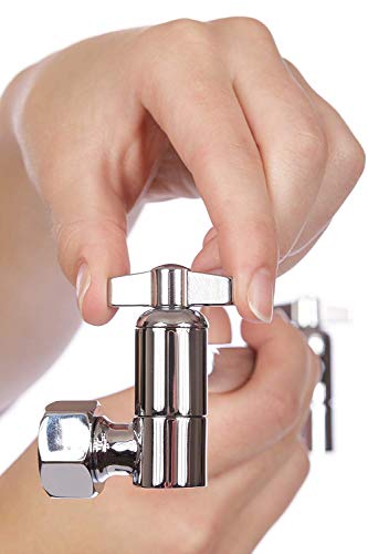 Adjustable Shower Arm Extension by WaterPoint, Brass Shower Head Extension Arm with High Polished Chrome Finish 11+ Inch