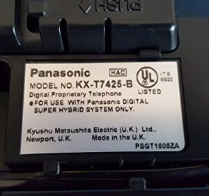 Panasonic KX-T7425-B Black Phone (Renewed)