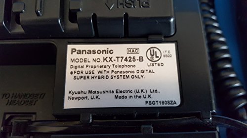 Panasonic KX-T7425-B Black Phone (Renewed)