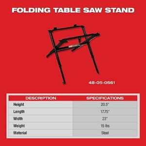 Milwaukee Electric Tools 48-08-0561 Folding Table Saw Stand