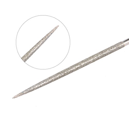 uxcell 10pcs Round Diamond Needles File 2mm x 100mm 150 Grit for Metal Glass Wood Stone Grinding Polishing Engraving