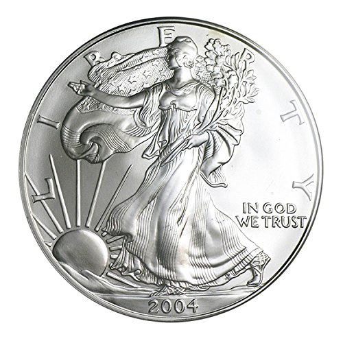 2004 Silver Eagle In US Mint Gift Box $1 Brilliant Uncirculated