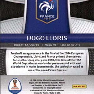 2018 Panini Prizm Prizms Refractor Red and Blue Wave #78 Hugo Lloris France World Cup 2018 Russia Futbol Soccer Card