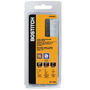 BOSTITCH 18 GA Brad Nail Project Pack 900 Qty