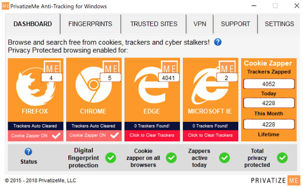 PrivatizeMe AntiTracking Privacy Protection for Windows PCs [Download]