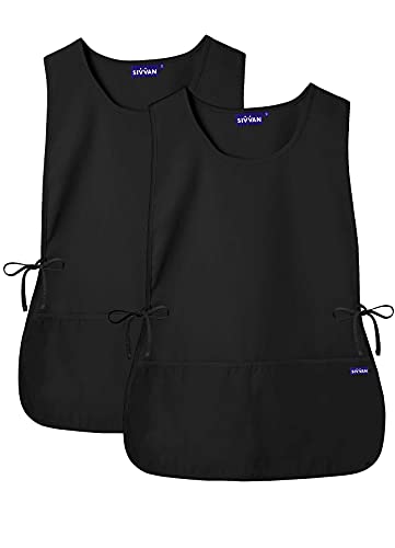 Sivvan Unisex Apron - Cobbler Apron 2-Pack - S87002 - Black - X