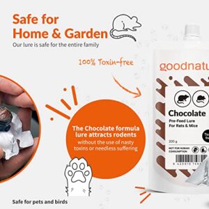 Goodnature Automatic Paste Pump, Rat and Mouse Paste Pump, Chocolate Formula, Pet-Friendly Pest Lure